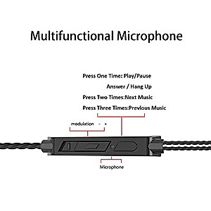 YNR A12 Headphones Earphones Earbuds Earphones, Noise Islating, High Definition, Fits All 3.5mm InterfaceStereo for Samsung, iPhone,iPad, iPod and Mp3 Players(Black+White+Pink+Green 4pairs)