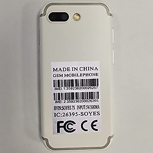 Hipipooo Super Small Mini Smartphone 3G Dual SIM Mobile Phone 1GB RAM 8GB ROM 5.0MP Quad Core Dual Standby Unlocked Small Phones Kids Phone Pocket 2.5 Inch Android Mini Cellphone (White)