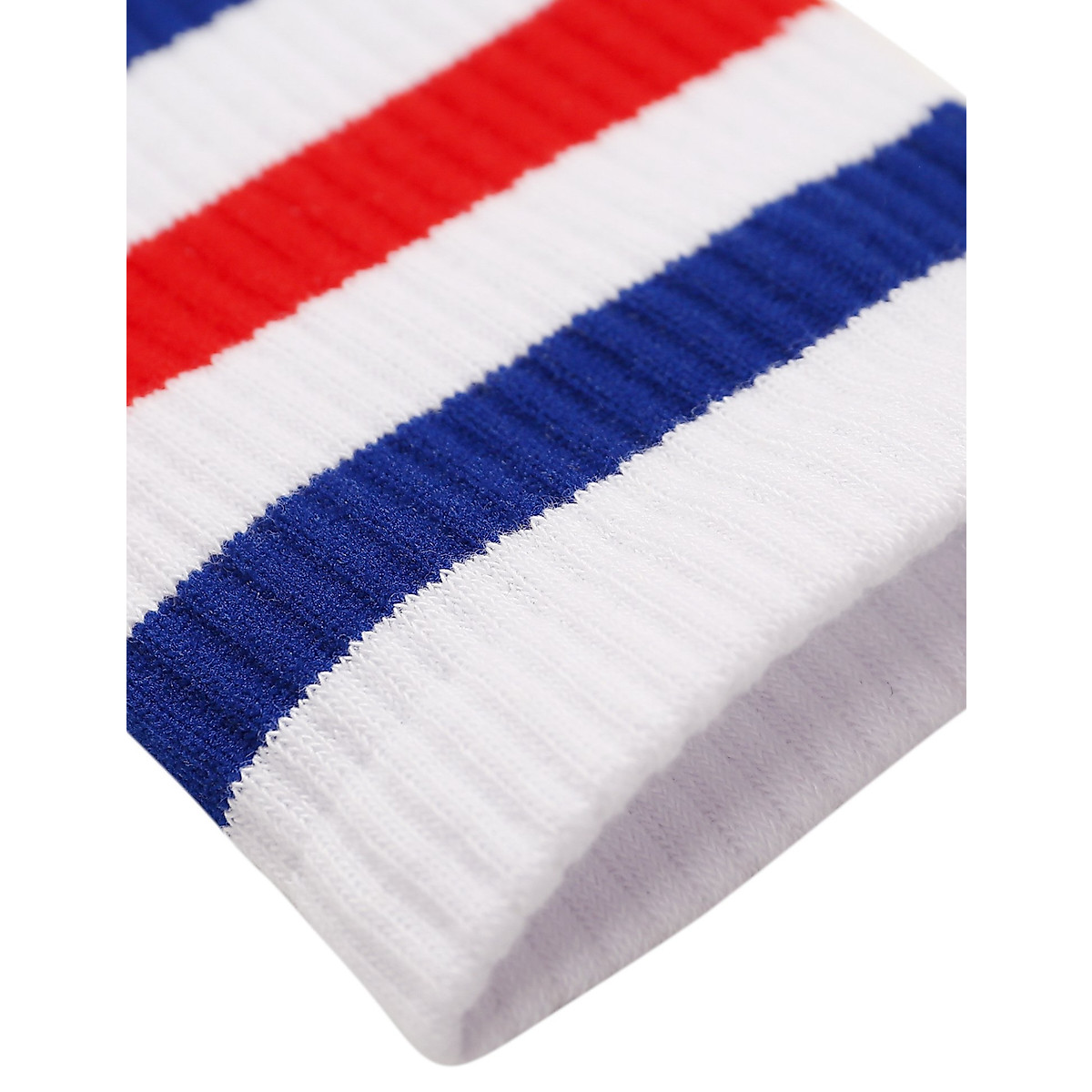 Joulli Men's White Knee High Tube Over the calf Socks 1 Pair