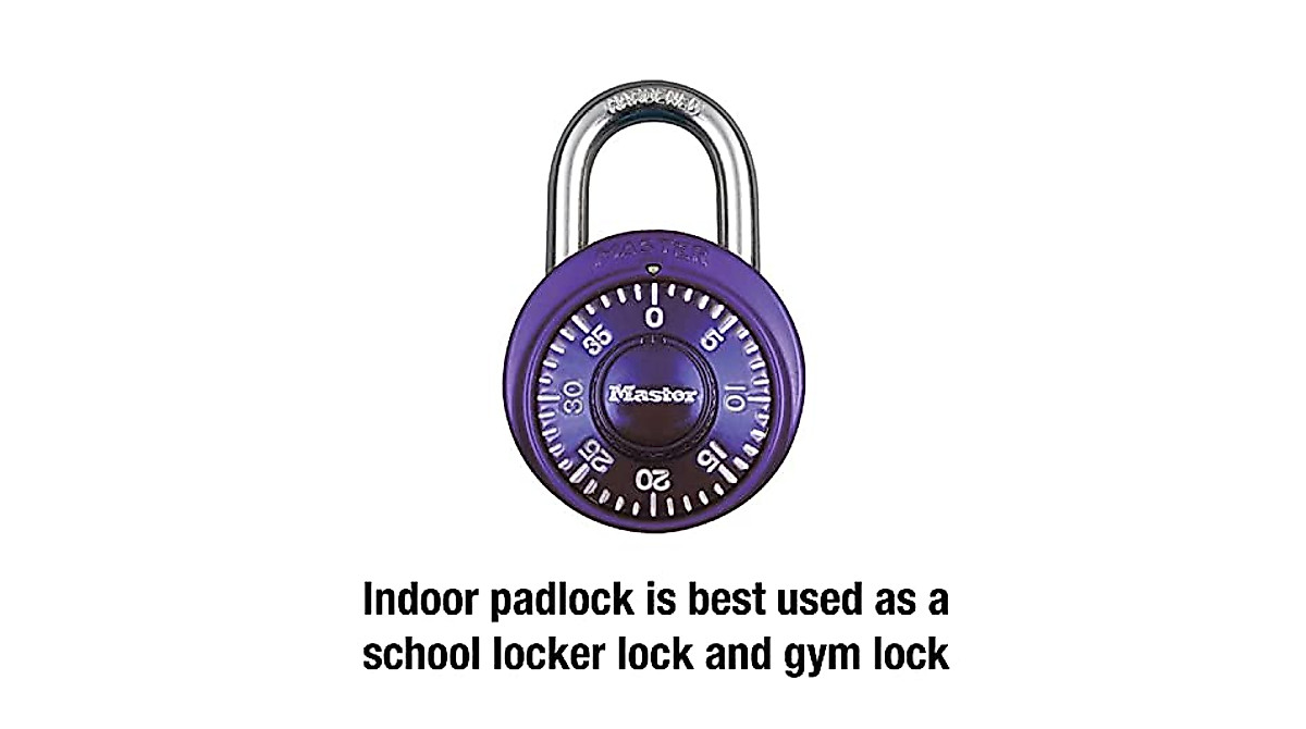 Master Lock 1526D Purple Combination Padlock