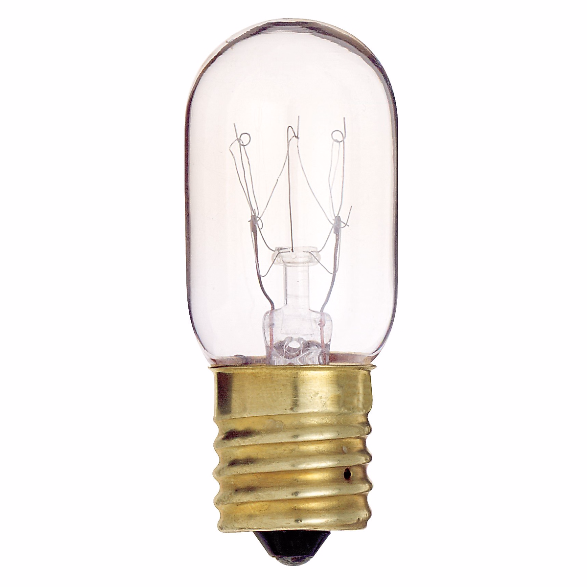 Satco S4722 130V Intermediate Base 15-Watt T7 Light Bulb, Clear