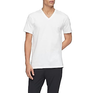 Calvin Klein Men's Cotton Classics Multipack V Neck T-Shirts