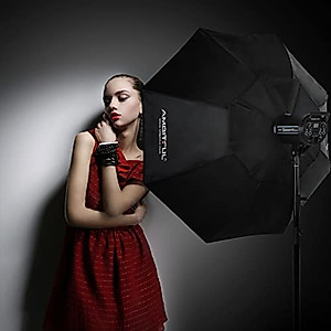 AMBITFUL 37" 95cm Octagon Honeycomb Grid Softbox, Bowens Mount Softbox Compatible Studio Flash Strobe Lighting MS300 SK400 AD600 AD400Pro VL150 VL200 VL300 SL-60W SL200II SZ200Bi (FW 95)