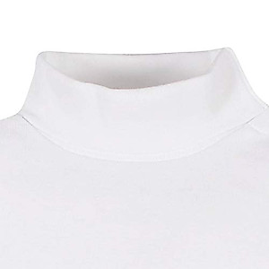 Gerber Baby Boys 2-pack Long Sleeve Turtleneck Onesies Bodysuits Footie, White, 18 Months US