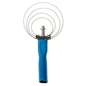 Curry Comb Pet Brush | Stainless Steel Spiral Horse Brush For Puppy, Dog, Cat, Horse | Multi- Function Deshedding Undercoat Grooming Tool With Double Sided Tooth Edges | Includes Hoof Pick With Brush