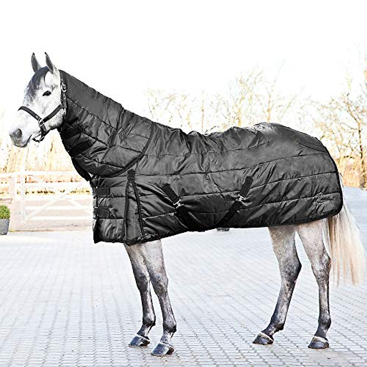 Horze Nevada Medium Weight Stable Blanket 200g - Black - 69 in