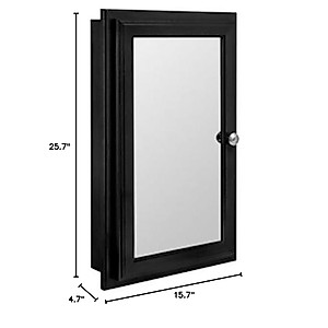 Rsi Home Products Sales CB33816 Java Finish Medicine Cabinet, 15-3/4" by 4-3/4" by 25-3/4"