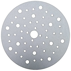 Toromp 6 Inch 53 Hole 12 mm Thickness Soft Hook and Loop Pad Interface Car Body Repair Buffing & Polishing Sponge Cushion Pad Interface Buffer Pad for Festool Sander
