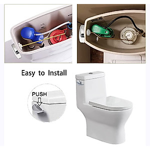 wLuckyCL Toilet Tank Flush Lever Replacement for TOTO Solid Side Mount Toilet Flush Lever