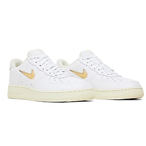 Nike Men's Air Force 1 '07 LX Basketball Shoes, White/Pale Vanilla-coconut M, 10