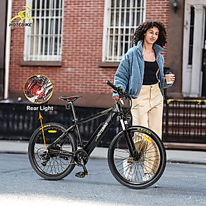 HOTEBIKE Electric Bike for Adult 750W Electric Mountain Bike 48V 13AH Removable Battery Ebike with Suspension Fork Aluminium Frame, Professional 21-Speed Gears 26"