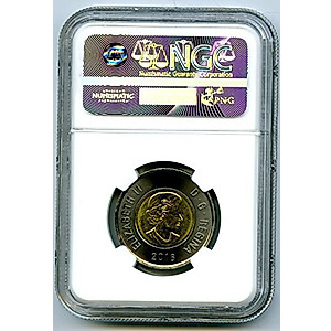 2016 CA O CANADA $2 POLAR BEAR TOONIE ERROR LABELED AS $1 AND MAPLE LEAVES Registry Quality $2 MS67 NGC