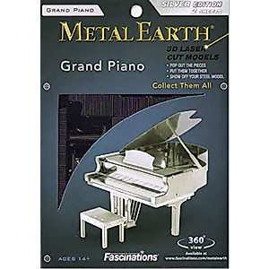 Metal Earth Grand Piano 3D Metal Model Kit Fascinations