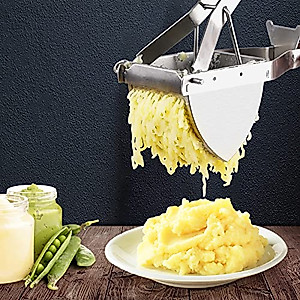 Potato Ricer, Sopito Stainless Steel Potato Masher for Commercial and Home Use
