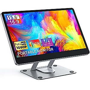 FLYTOCCA 15.6" Touchscreen Portable Monitor, 10-Point Touch Screen Monitor, 1080P FHD IPS External Monitor Display Screen for Laptop PC Phone Mac Xbox PS5/PS4 Switch