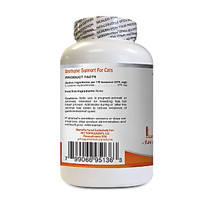 MY LUCKY PETS LLC Amino Acid Supplement for Cats - CAT L-LYSINE Powder - Immune System Booster - Eye Health - Vet Recommended - Natural - Anti inflammatory for Cats - 1 Bottle (8 OZ)