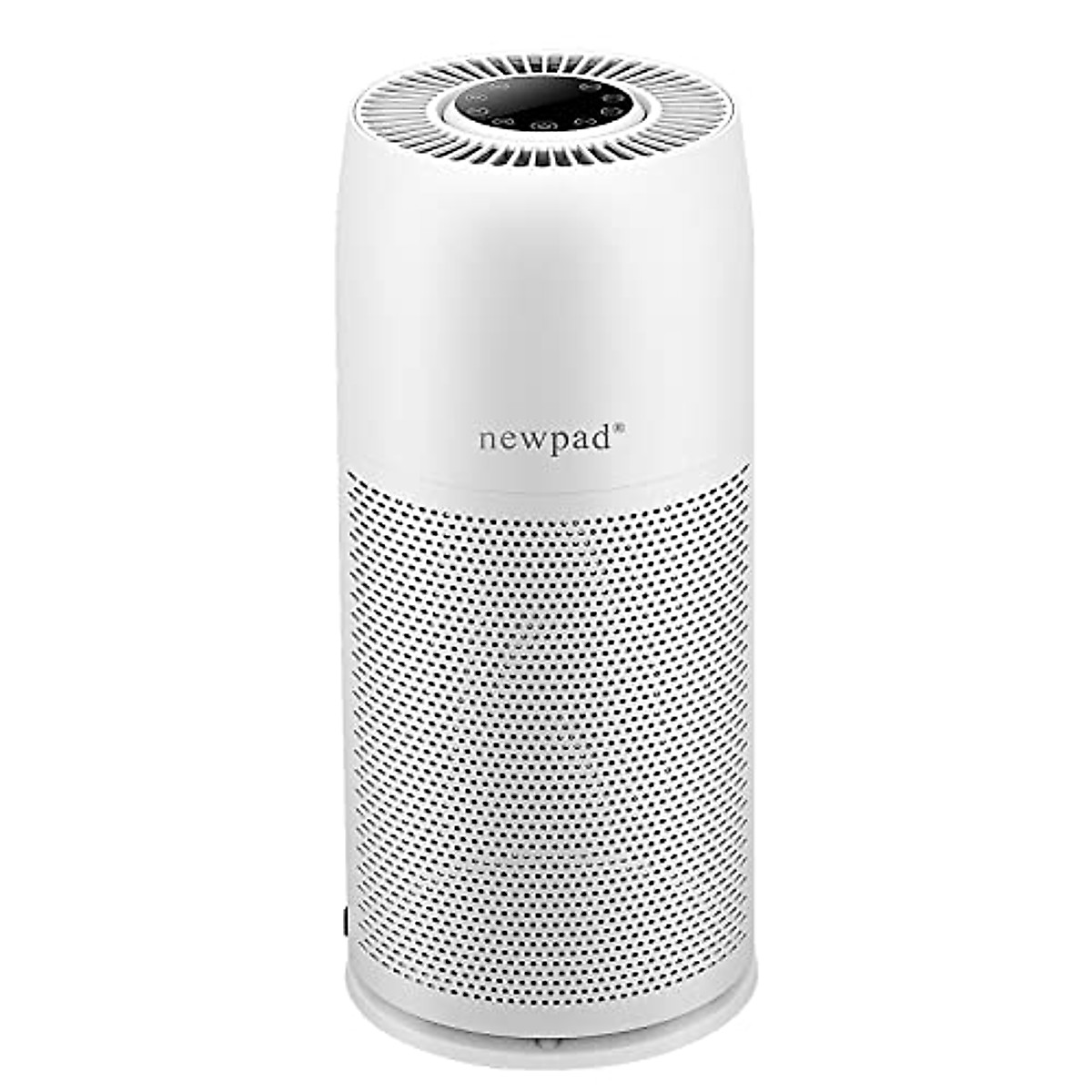 Air Purifiers for Home Large Room, NEWPAD HEPA Quiet Air Purifiers for Bedroom, Air Cleaner with Active Carbon for Pets' Dander, Dust, Smoke, Odors, Auto Mode, Child Lock,Timer, Night Light, White