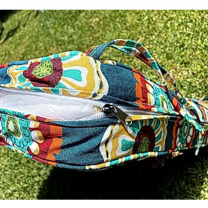 BELLRINO Outdoor Waterproof Patio Cushion Covers 24" X 22" X 4" Set of 4 Replacement Slipcovers Decorative Cushion Cover for Chair Seat Garden Bench Porch Couch P003-24X22X4-4PC Cover ONLY