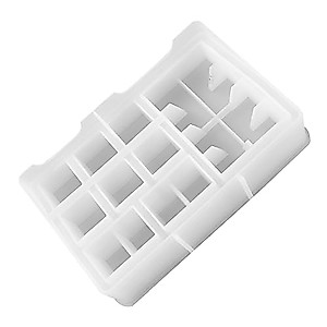 COHEALI Storage Box Mold Makeup Organizer Box Tray Mold Resin Tray Mold Handicraft DIY Silicone Box Epoxy Silicone Handicraft Mold Silicone DIY Molds Sturdy DIY Mold Silica Gel White