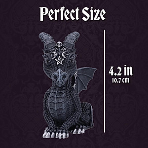 Nemesis Now Cult Cuties Adorable Occult Figurines, Bewitching Evil Spirit Creatures, Hand-Painted, Resin - Lucifly