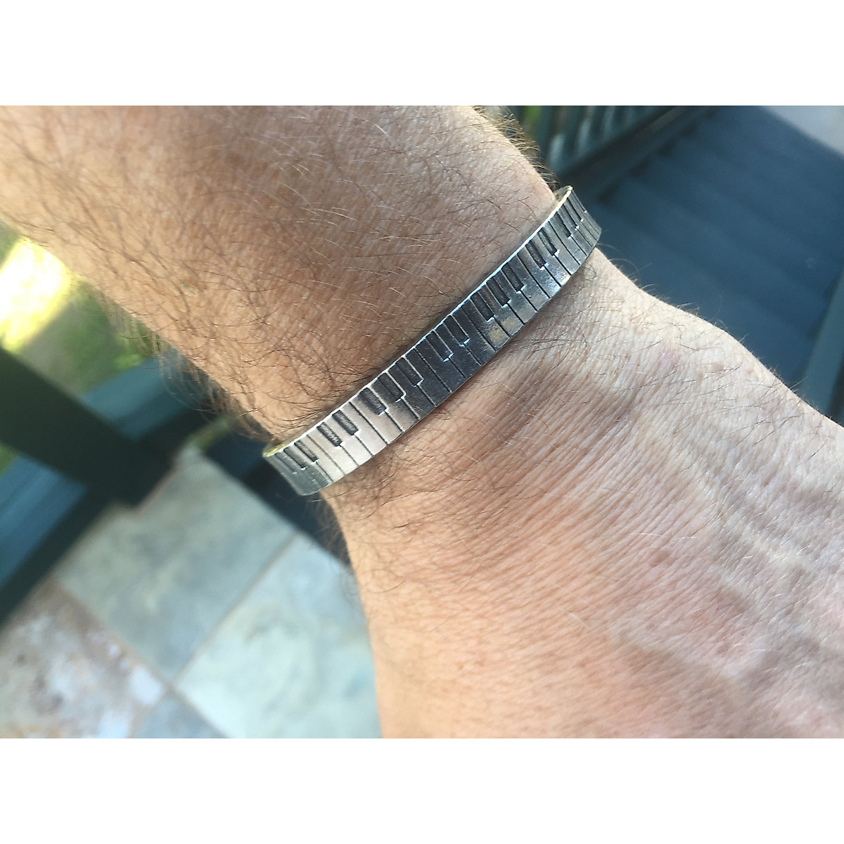 Quotable Cuffs Piano Cuff Inspirational Jewelry Bracelet - Great Piano Gift for Music Teachers, Musicians, and Music Students By Whitney Howard Designs