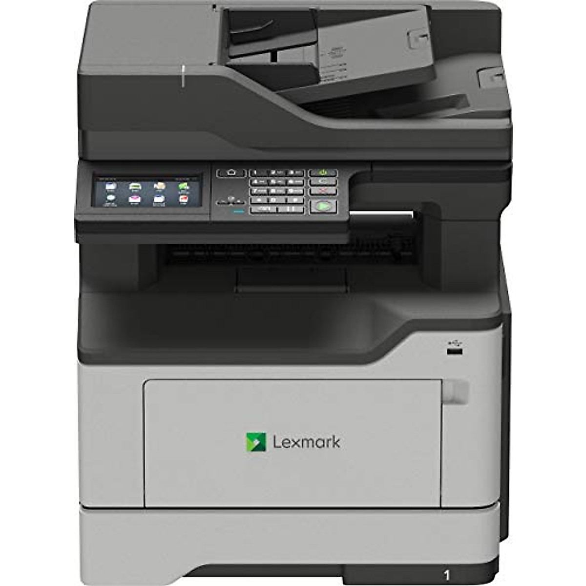 Lexmark MB2442adwe Monochrome Multifunction Printer with fax scan Copy Interactive Touch Screen Wi-Fi and Air Print Capabilities (36SC720), Grey, 2.1