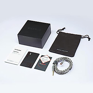 Letshuoer M5 in Ear Earphone Cable of S12 in Ear Monitor Silver-Plated Monocrystalline Copper IEM Cable 0.78mm 2Pin Connector (3.5mm Plug)