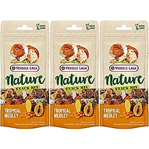 Versele-Laga 3 Pack of Nature Tropical Medley Snack Mix Treats, 3 Ounces Each, for Small Pets
