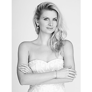 Mariell Gold Wedding and Bridal Cubic Zirconia Crystal Tennis Bracelet, Jewelry Gift for Women, Brides, Mother of The Bride, 7 1/4" Plus 1/2" Extender