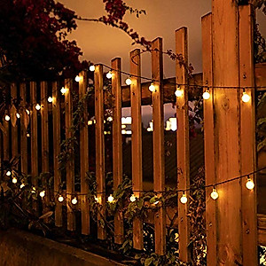 UPON Solar String Lights, 60 LED Outdoor Garden Solar Lights Crystal Ball Decorative Lights 36Ft Waterproof Indoor Outdoor Fairy Lights for Garden, Patio, Yard, Christmas [Warm White]