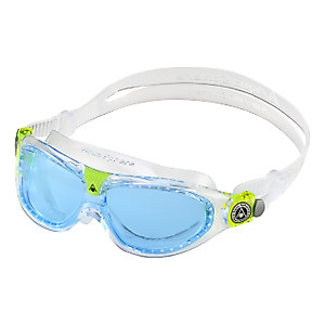 Aquasphere SEAL Kids (Ages 3+) Swim Goggles, Made in ITALY - Wide Vision, Comfort, E-Z Adjust, Anti Scratch & Fog, Leak Free