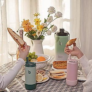 BOTTLE BOTTLE Kids Water Bottles 12 oz Kids Insulated Water Bottle with Leak Proof Lid Double Wall Vacuum Stainless Steel Water Bottle Keeps Hot and Cold for Boys Girls School Sports Travel (pink)