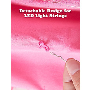 Minetom Princess Dresses for Girls Costume Light up Princess Dress up Clothes for Little Girls Birthday Cosplay Party Outfit 5-6 Years