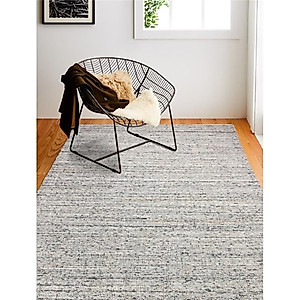 Bashian Savannah Nadir 7'6" x 9'6" Hand Loomed Area Rug in Silver