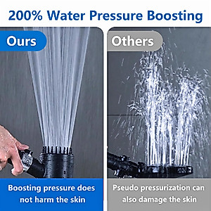 DFENGDF Filtered Shower Head High Pressure Showerhead with Handheld Spray Combo Detachable Showerhead with Hose Bracket Hard Water Filters Showerhead with ON/OFF Switch for Pets Bath