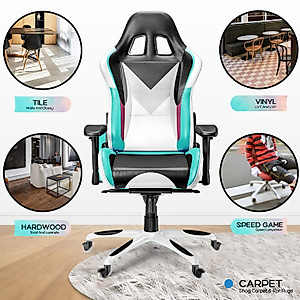 ATOMDOC 2.6" Newly Lightweight Caster Wheels, Universal Office Chair Caster Wheels, Revolutionary Swivel Vertical Axle, Heavy Duty Office Chair casters,Safe Protection for All Floors