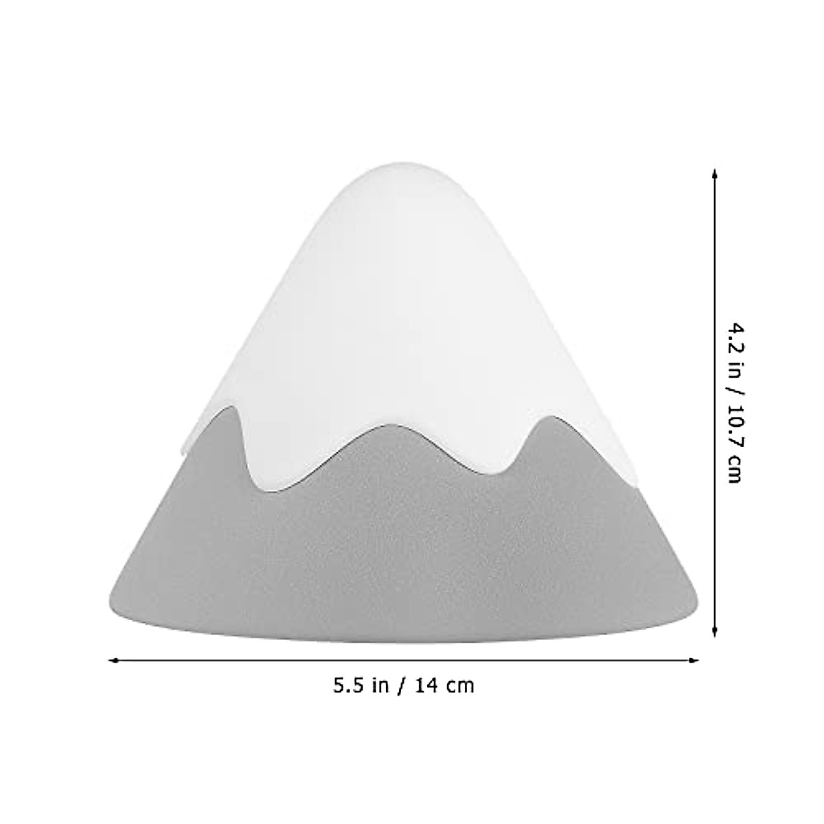 LED Night Nursery Lamp Table Night Light Rechargeable Snow Mountain Shaped Lamp Bedside Lamp for Room