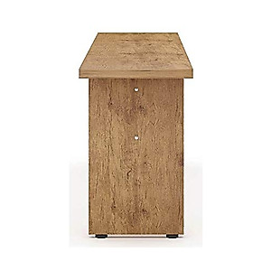 Manhattan Comfort Nomad 67" Dining Bench Seat for Indoor and Outdoor Use, Kitchen, Breakfast Nook, 2 Person Seating, Modern Rustic and Farmhouse Chic Design with Wood Grain Finish, Nature