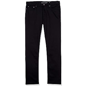 Amazon Essentials Men's Skinny-Fit Stretch Jean, Black, 32W x 32L