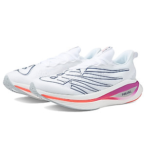 New Balance Men's FuelCell SuperComp Elite V3 Running Shoe, White/Victory Blue, 9