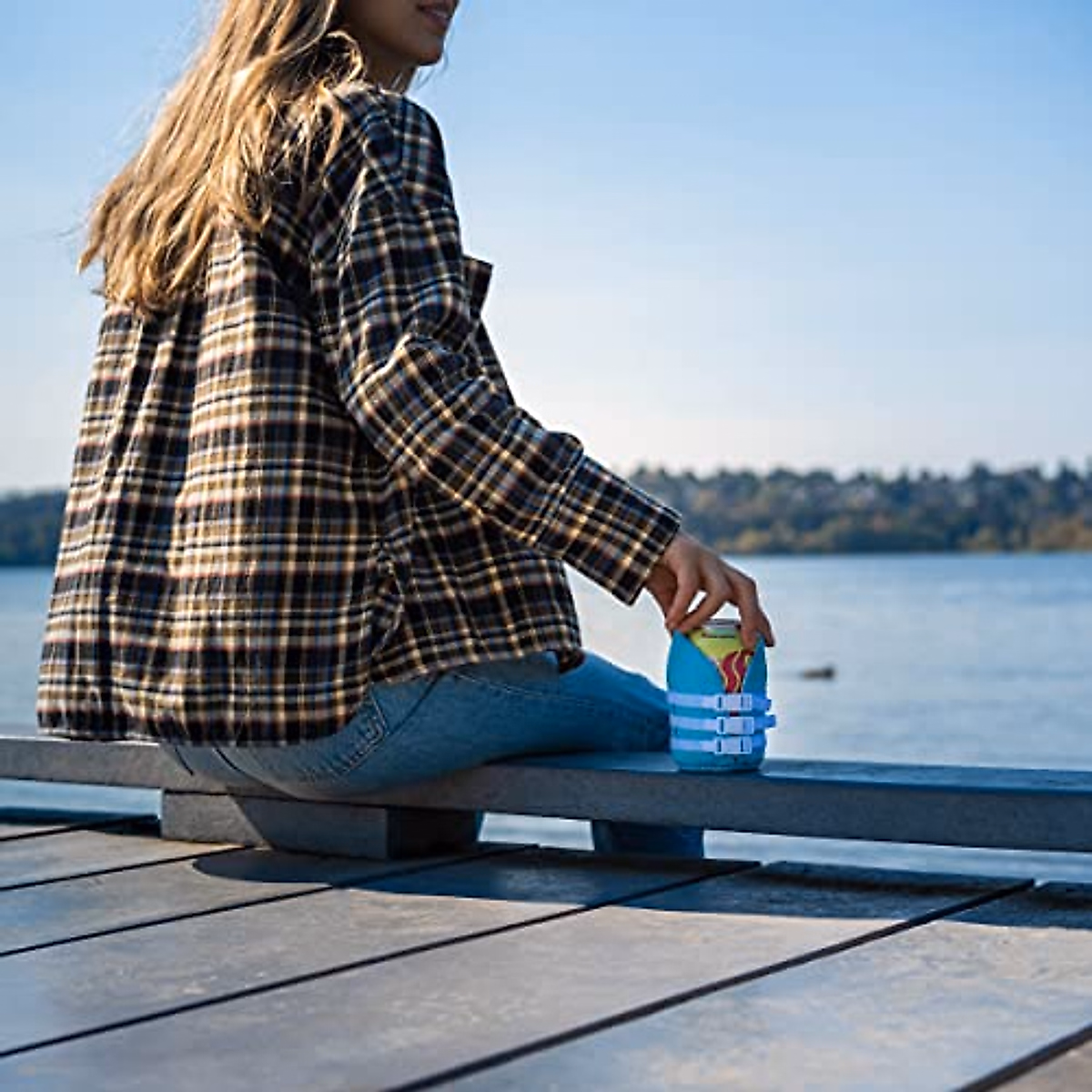 2 PACK - Cold Beer Coat Brew Jacket Cooler Life Vest Jacket Cover by In-Cog-Neato Secret Hide a Beer Can Beverage Cooler For 12oz Cans Unique Gifts for Her Him (Life Jacket)