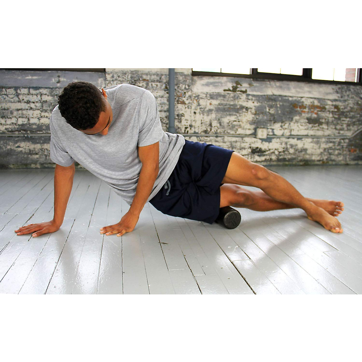 Pro-Tec Athletics High Density Foam Rollers, 4 by 12-Inch, Black