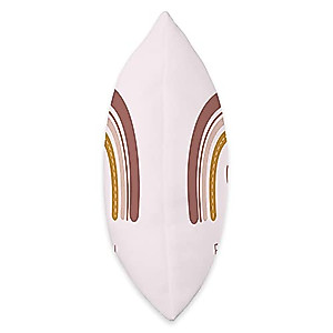 Rainbow Boho Girls Name Gifts Rainbow Boho Girls Name Evelyn Throw Pillow, 16x16, Multicolor