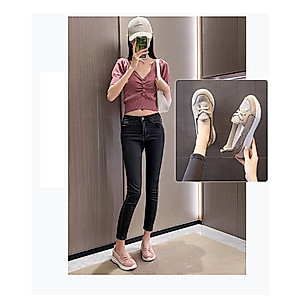 LELEBEAR Kotsas Orthopedic Shoes for Women, Walkclouds Orthopedic Women Shoes, Breathable Slip on Arch Support Shoes (Apricot, 9)