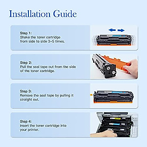Valuetoner Remanufactured Toner Cartridge Replacement for HP 131X 131A CF210A CF211A CF212A CF213A for Laserjet Pro 200 Color M251nw M251n MFP M276nw MFP M276n Printer (Black,Cyan,Magenta,Yellow)
