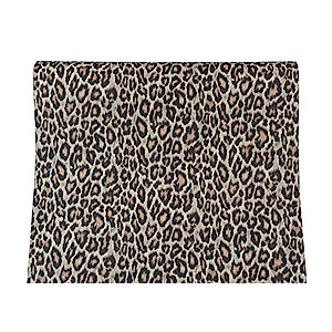 Self Adhesive Vinyl Leopard Contact Paper Shelf Liner for Cabinets Drawer Dresser Furniture Crafts Decor 17.7x117 Inches