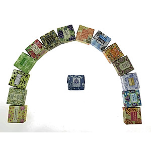 Greenwich Bay Soap Sampler Assorted 15 (1.9 oz Bar) Pack - Enriched with Shea Butter, Essential Oils, Natural Extracts (Custom Pack)