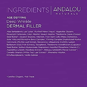 Andalou Naturals Deep Wrinkle Dermal Filler, Aloe Vera, 0.6 Fl Oz