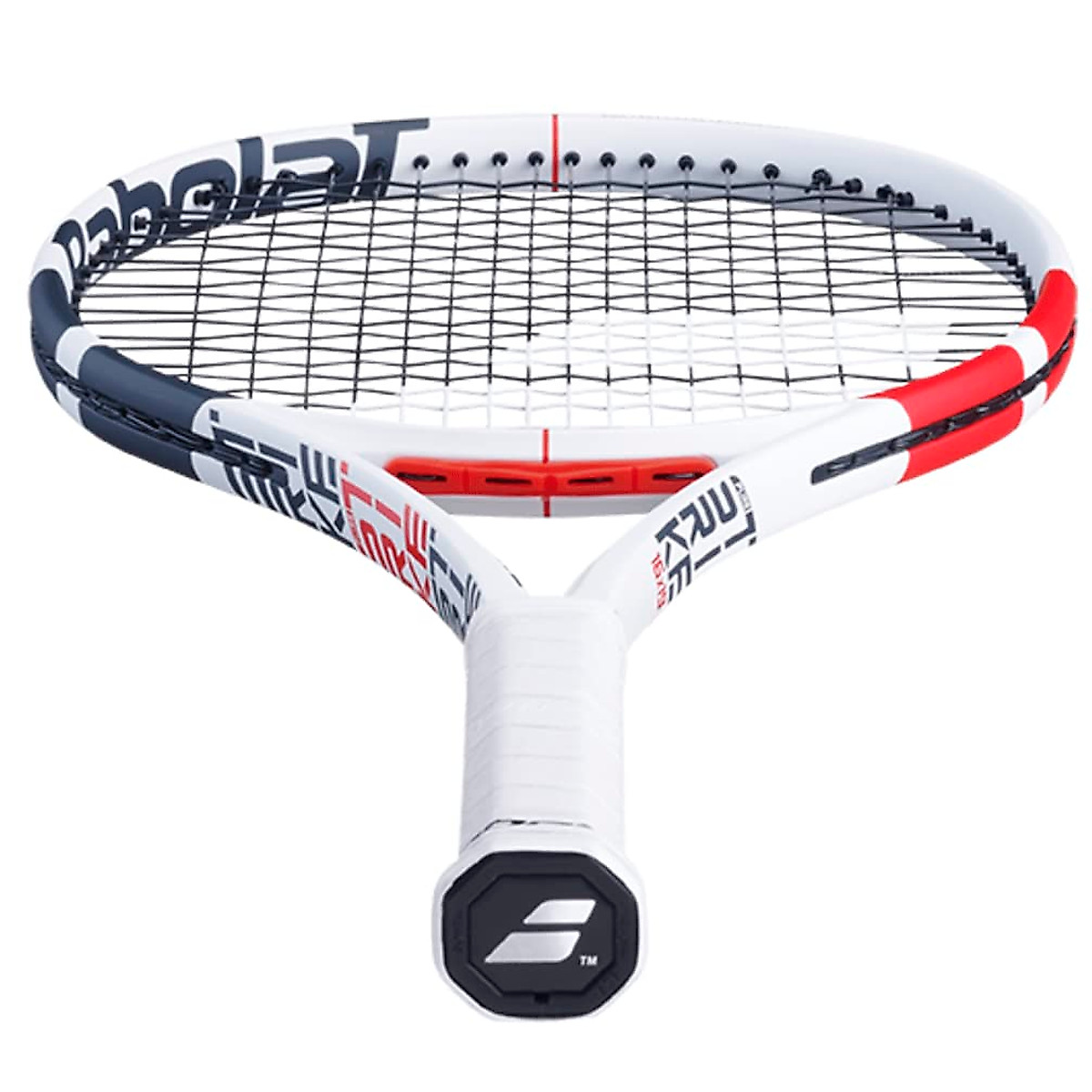 Babolat Pure Strike 16/19 Tennis Racquet Racquet - Strung with 16g White Babolat Syn Gut at Mid-Range Tension (4 3/8" Grip)