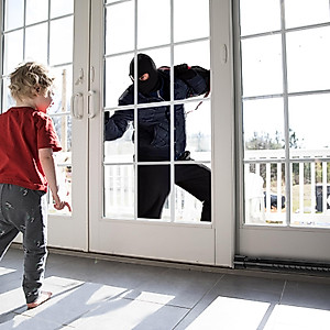 BsBsBest Sliding Door Security Bar Inside 2 Pack Adjustable 18 to 51 Inch Window Security Bar Interior Black Window Locks Security up and Down Window Bars Security Extendable